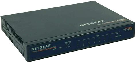 Netgear Fvs318 Prosafe Vpn Firewall Router 8 Port Switch Desktop