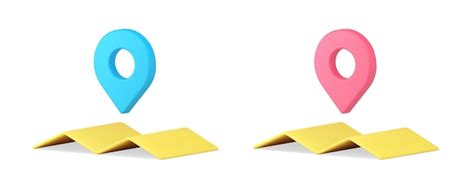 premium vector gps map pin cartography location pointer navigation for check distance 3d icon