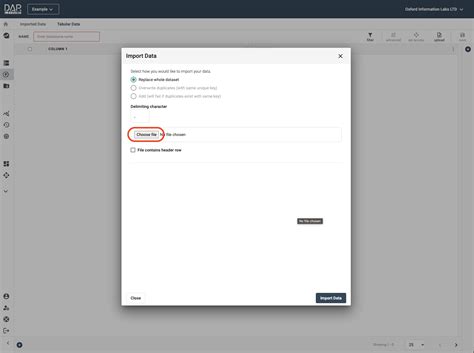 Creating A New Tabular Datasource Using Csv File Uploads Dns Research