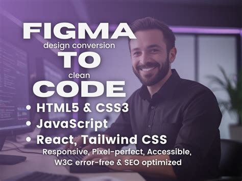 Figma To Html And Cssjsreact Pixel Perfect Conversion With Responsive Code Upwork