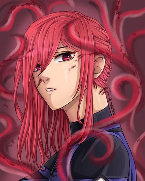 Hyoma Chigiri Anime Blue Art