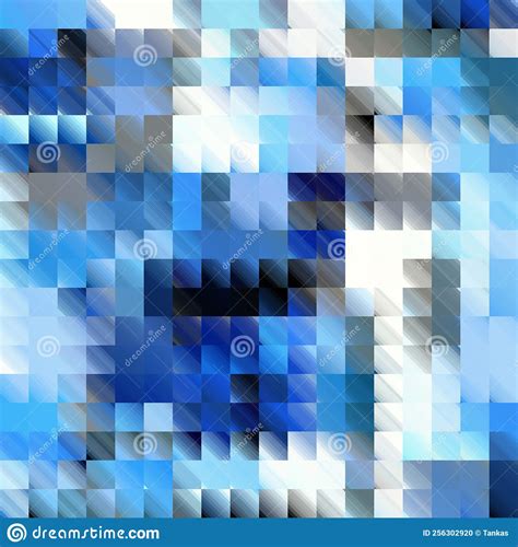 Geometric Abstract Pattern In Low Poly Style Stock Vector Illustration Of Square Reflect
