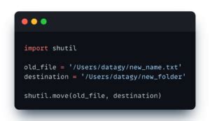 How To Move Files In Python Os Shutil Datagy