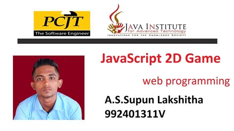 java script 2d game java institute css javascript html youtube