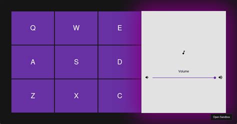 React Drum Machine Codesandbox