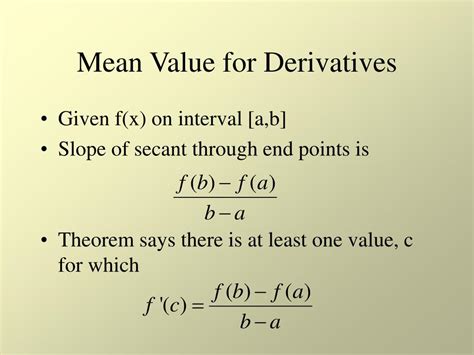 PPT Mean Value Theorem For Integrals PowerPoint Presentation Free Download ID 6014551