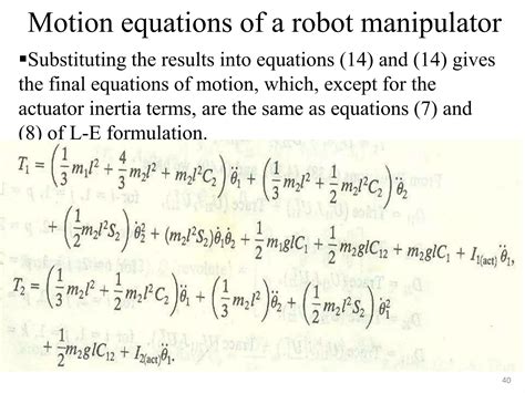 Robotics Ch 4 Robot Dynamics Pptx