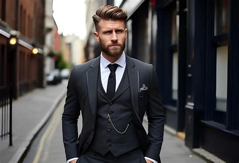 How To Style A Mens Black Suit