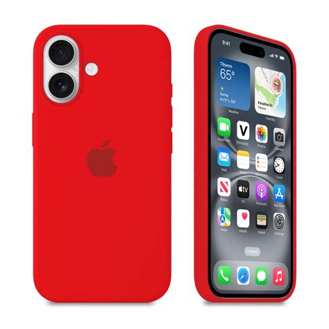 Iphone Silicone Case Red Vogueen Premium Iphone Cases