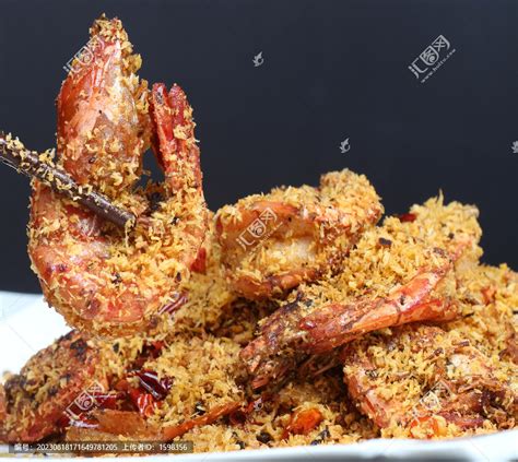 避风塘炒虾 中国菜系 食品餐饮 摄影素材 汇图网www huitu