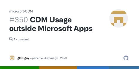 cdm usage outside microsoft apps · issue 350 · microsoft cdm · github