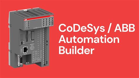 Codesys Abb Automation Builder Ile Plc Uygulamaları Youtube
