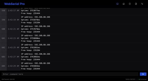 Font Settings Webserial Docs