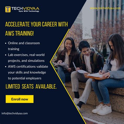 Techvidyaa On Linkedin Techvidyaa Aws Career Registernow Awscertified Awstraining