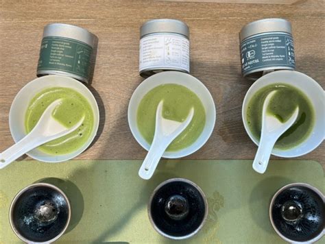 일본차 말차 수업 12 각종 텐차와 말차 품종별로 시음해보기