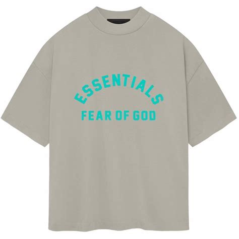 Fog Essentials Logo Crewneck Tee Ss24 Seal In Stock