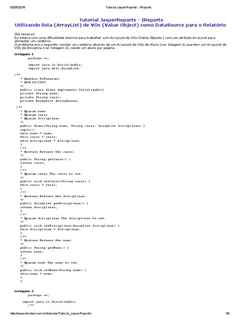 Pdf Tutorial Jasperreports Ireports Dokumentips