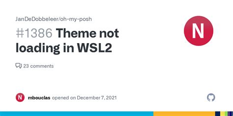 Theme Not Loading In Wsl2 · Issue 1386 · Jandedobbeleeroh My Posh