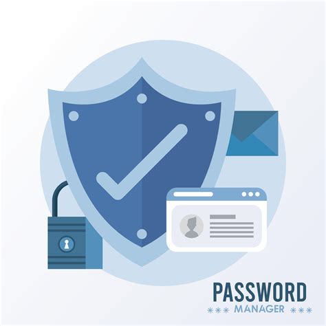 Password Manager Theme With Check Symbol In Shield And Secure Icons 2505011 Vector Art At Vecteezy