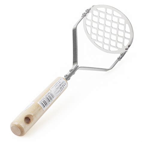 일본 에코 우드 손잡이 조리도구 감자 으깨기포테이토 매셔 위시버킷