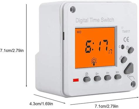 Electronic Timer Digital Timer Programmable Smart Control Switch Backlit Timer For Home