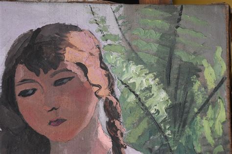 Proantic André Auclair Girl Braiding Her Hair 1929