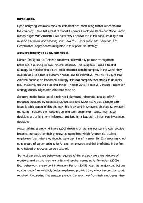 Amazon Assignment 2015 Docx