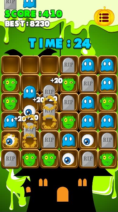 Halloween Match3 Game Construct2 Capx Cocoon Ads By Flikes