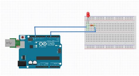 Blinking A Led Using Arduino Uno Iotedu