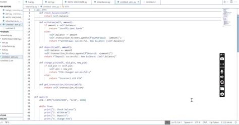 Internship On Atm Machine Simulation Anisha Kumari Posted On The