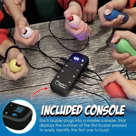 Teachers Choice 4 Color Joystick Buzzer Game System