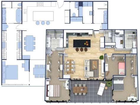 3 Bedroom Apartment Floor Plan With Dimensions Online