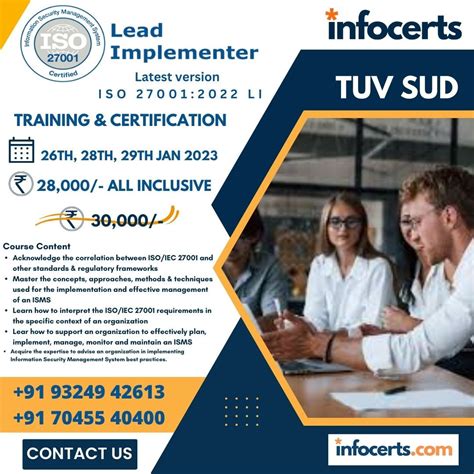Infocerts Cybersecurity And Grc Certifications On Linkedin Leadimplementer Iso