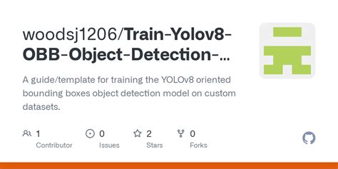 Github Woodsj1206train Yolov8 Obb Object Detection On Custom Dataset