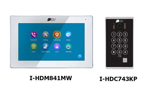 Hd 4 Wire Intercom System Secuvision Cctv