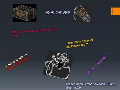 PPT EXPLOSIVES PowerPoint Presentation ID 2309021
