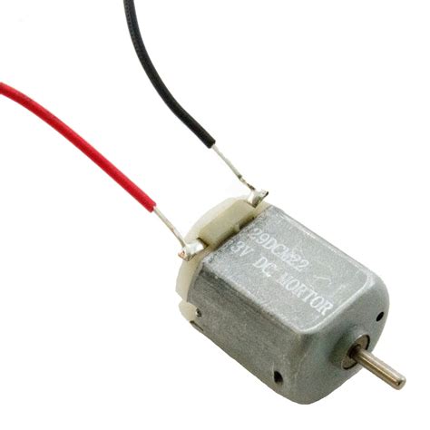3v Dc Motor With Wire Leads 11 000 Rpm 1 X 0 8 X 0 6 Sciencepurchase