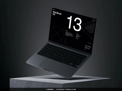 16款macbook Air苹果笔记本电脑广告ui界面设计作品ps样机素材 花瓣网