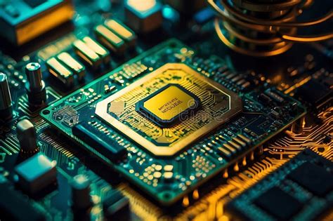 Precision Engineering The Heart Of Modern Computing Stock Illustration Illustration Of