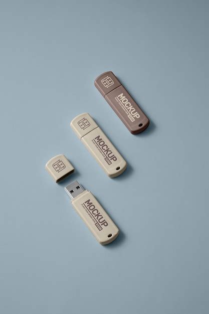 Premium Psd Usb Sticks Mockup Design