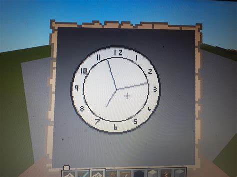 Hows My Clock Made The Pointers And Circles With Worldedit Loving