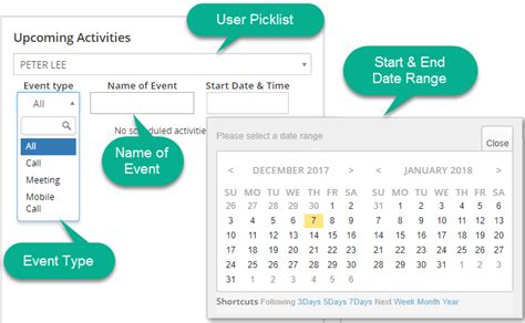 Vtiger Customization Improved Filters For Activities Widget On