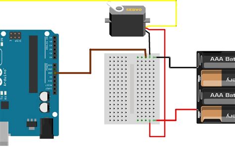Setting Hitec Digital Servo To Zero Degrees With Arduino Uno General