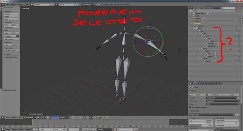 finding bones in outliner with numpad basics and interface