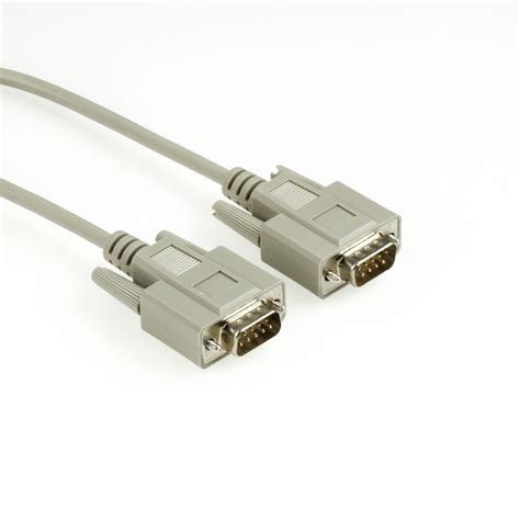 Câble Série Db9 Mâle Vers Db9 Mâle 2m P Ex Pour Rs232 C1 09 02