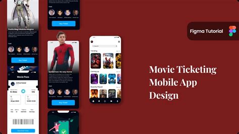 Design A Movie Ticket Booking App In Figma Ui Ux Design Speed Art
