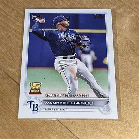 2022 Topps Update Series Us42 Wander Franco Rookie Card Rc Smb7 Ebay