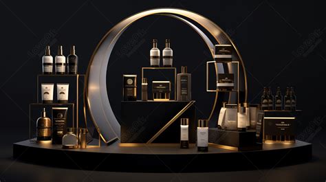 놀라운 3d 렌더링 고급스러운 배경을 갖춘 정교한 제품 디스플레이 스탠드 디자인 제품 디스플레이 배경 정교 배경 놀라 배경 이미지 Hd 제품 디스플레이 정교