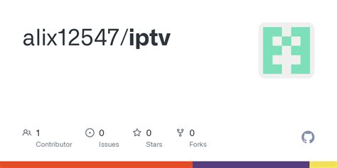 GitHub Alix Iptv