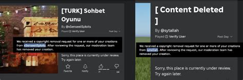 Account Terminated False Dmca Platform Usage Support Developer Forum Roblox